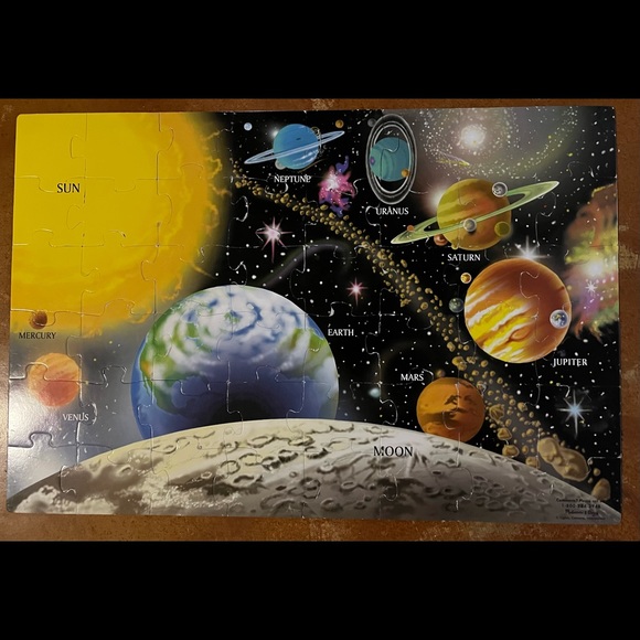 Melissa & Doug | Toys | Melissa Doug Solar System Floor Puzzle 48 Pc ...